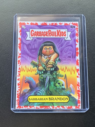 BARBARIAN BRANDON RED 62A 62/75 2022 GPK GARBAGE PAIL KIDS SERIES 1 ...
