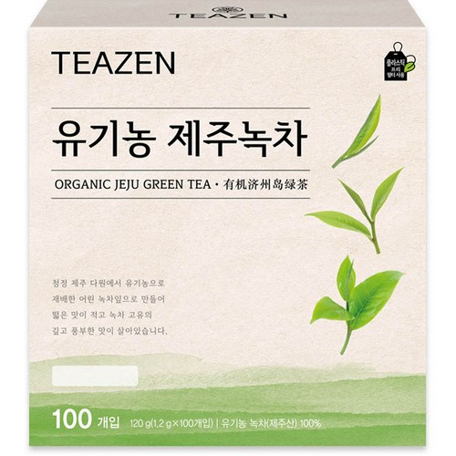 Teazen Organic Jeju Green Tea, 1.2g, 100pieces, 1Pack | eBay