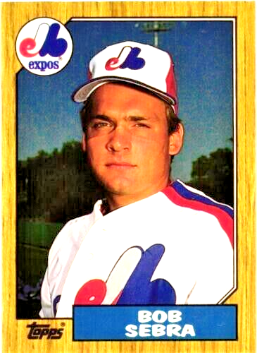 1987 Topps #479 Bob Sebra Pitcher Montreal Expos FREE shipping | eBay
