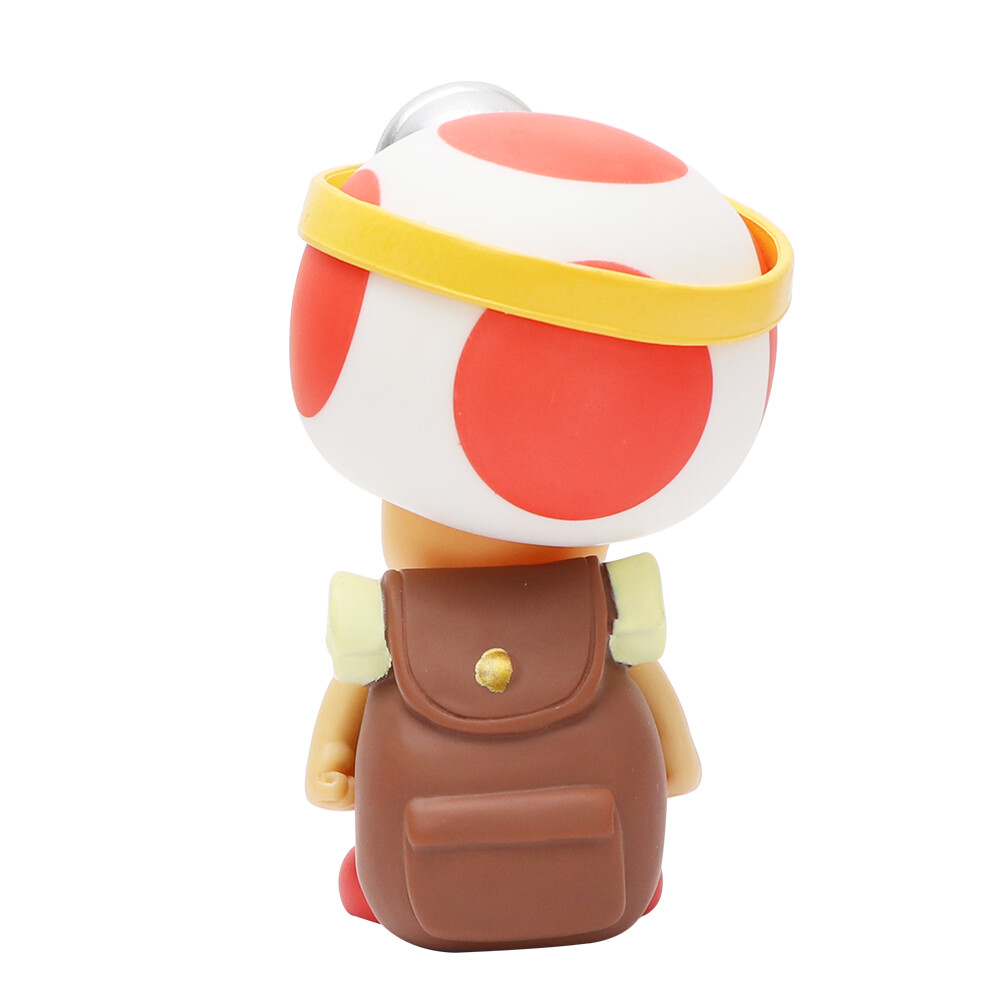 5'' Captain Toad PVC Figure Toy Toad Brigade Captain Collectible Model ...