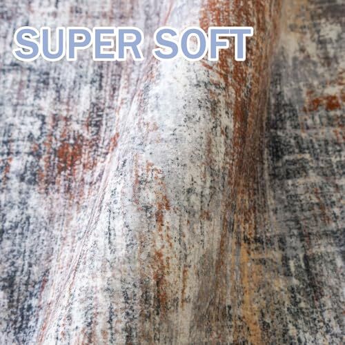 Abstract Runner Rug 2x5 Ft Washable Runners for Hallways Non Slip ...