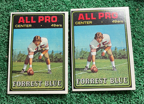 1974 Topps 124 Forrest Blue All Pro San Francisco 49ers (2-card lot) | eBay