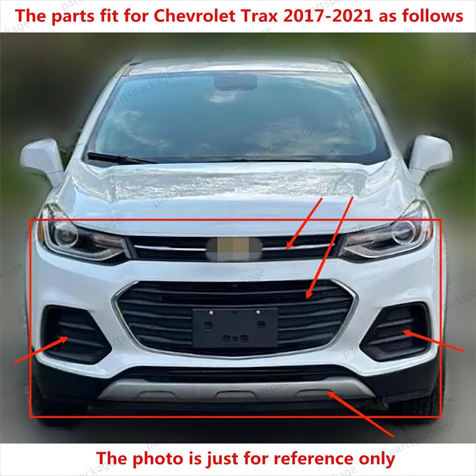 Trax 2017-21 Complete Set: Upper Grille, Bumper Grills, Support ...