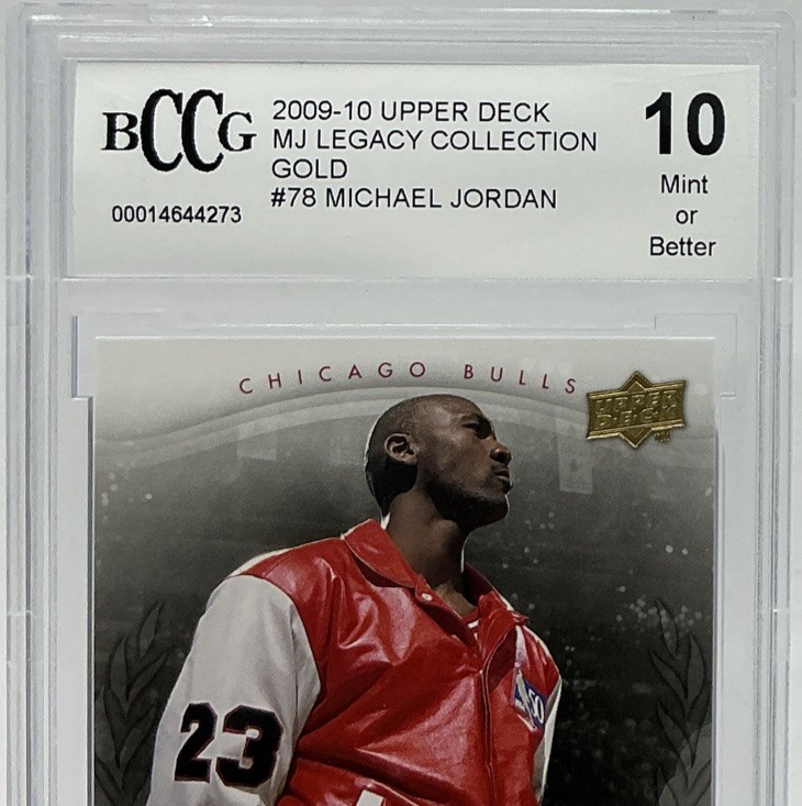 Michael Jordan BCCG 10 -2009 Upper Deck MJ Legacy ‘50 Greatest Players ...