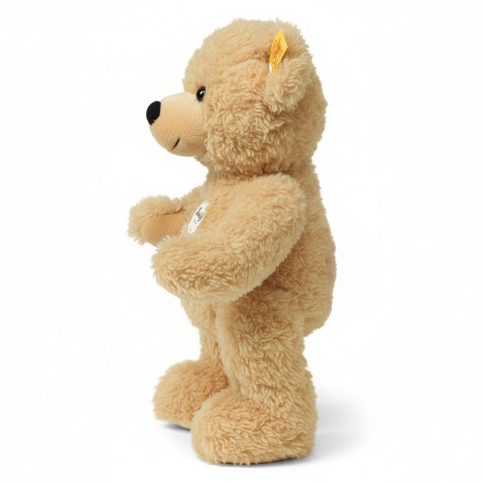 Steiff Fynn Teddy Bear Plush (Beige) - Collectible Soft Toy for Kids ...