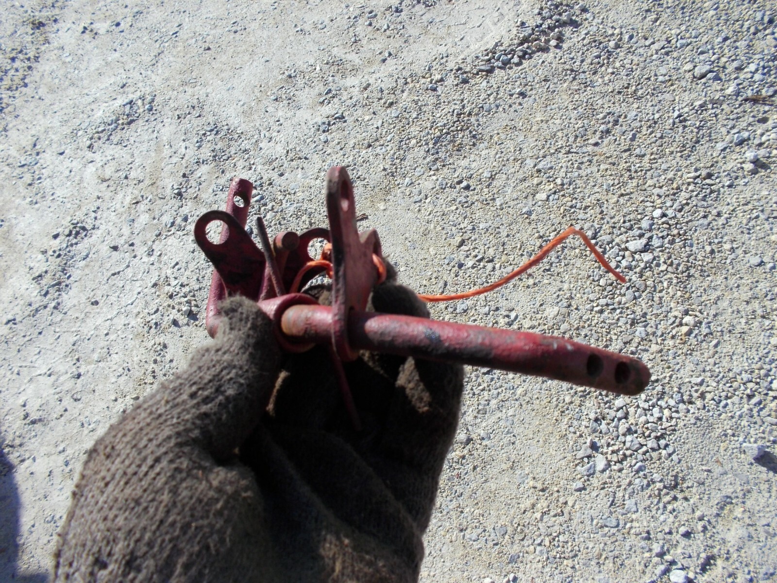 Farmall IH A tractor Vac Vacuum lift pivot rod & mounting brackets | eBay