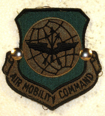 USAF Air Force Air Mobility Command Insignia Badge Crest Subdued Patch | eBay