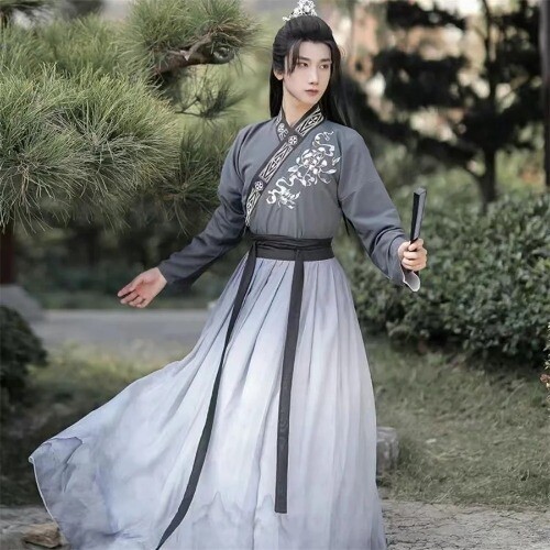 Plus Size Hanfu Men Ancient Chinese Hanfu Set Cosplay Costume Party ...