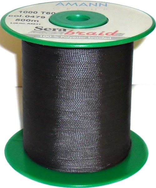 AMANN SERABRAID THREAD 1000 T60, 500 MTRS, VARIOUS COLS, UPHOLSTERY ...