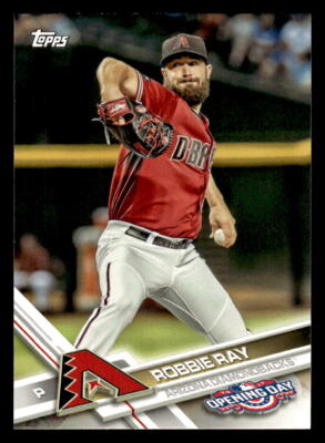 2017 Topps Opening Day Robbie Ray #55 Arizona Diamondbacks Baseball ...