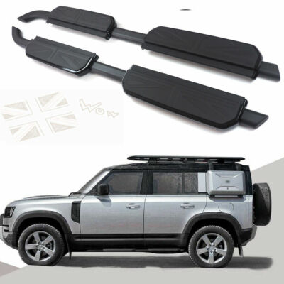 Running Board Nerf Bar Side Step Fits for Land Rover Defender 110 4D ...