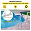 2pcs 304 Stainless Steel Inground Swimming Pool Hand Rail Rustproof ...