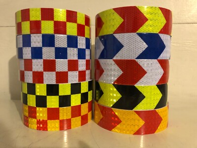 High Intensity Reflective Tape Vinyl Hi Viz Vis Self-Adhesive ...