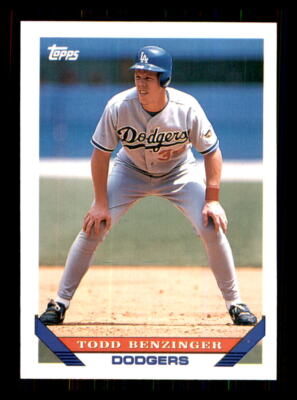 1993 Baseball Topps Todd Benzinger Los Angeles Dodgers #620 | eBay