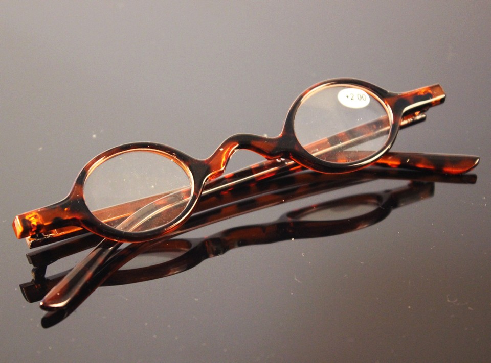 Beison Designer Glasses Small Round Oval Readers Retro Reading Glasses ...