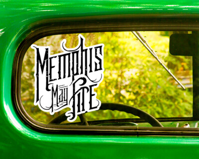 2 MEMPHIS MAY FIRE DECAL Stickers Bogo Free Shipping Car Bumper Laptop ...