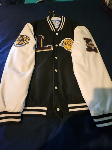 Nba LA Lakers Varsity Letterman Jacket Size XL Wool | eBay