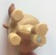 Littlest Pet Shop LPS # 498 Tan Greyhound Puppy Dog with Flower on head ...
