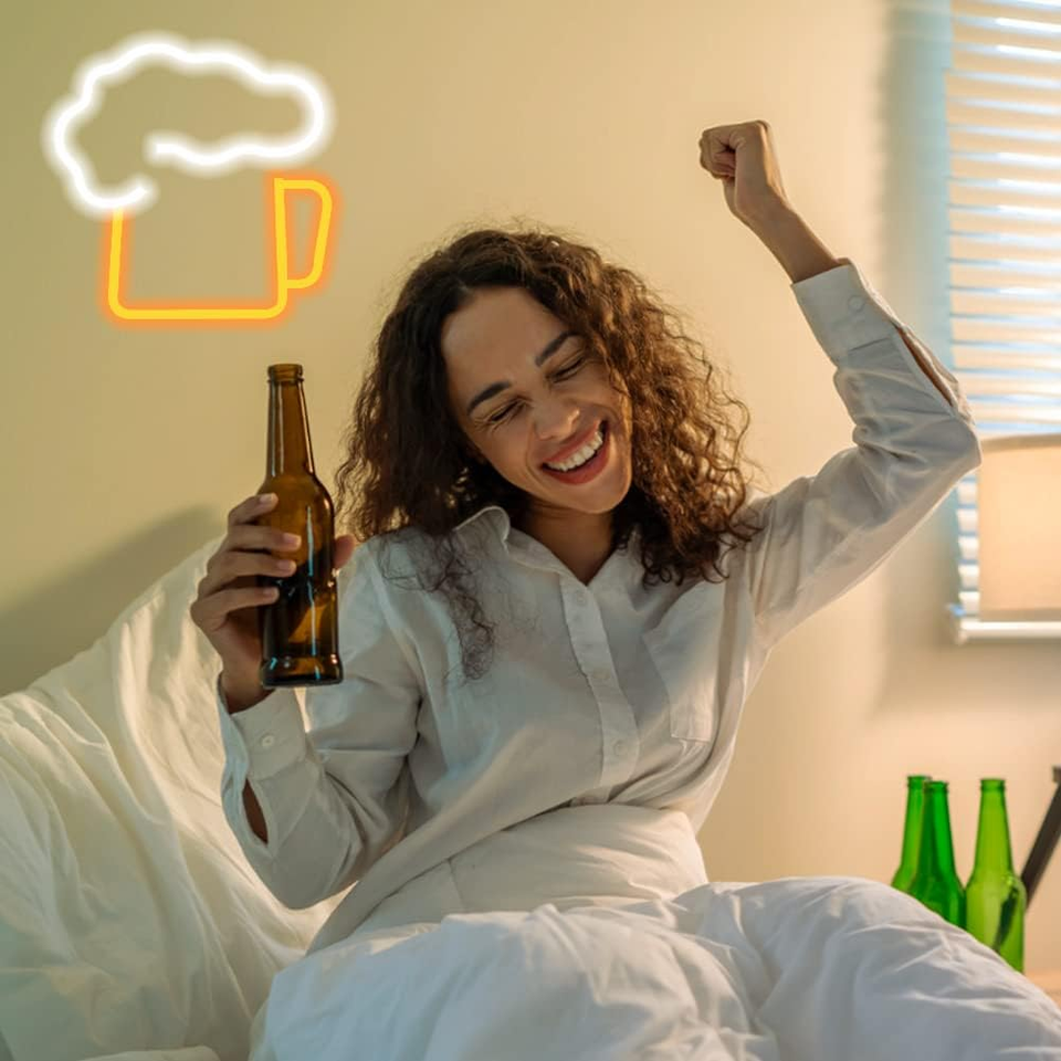 Luci Al Neon Insegna Al Neon a Birra Barra Alimentata a Batteria O USB ...