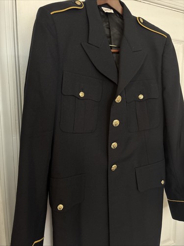 Male Army Service Uniform ASU Dress Blue Enlisted Coat Jacket 40 Long ...