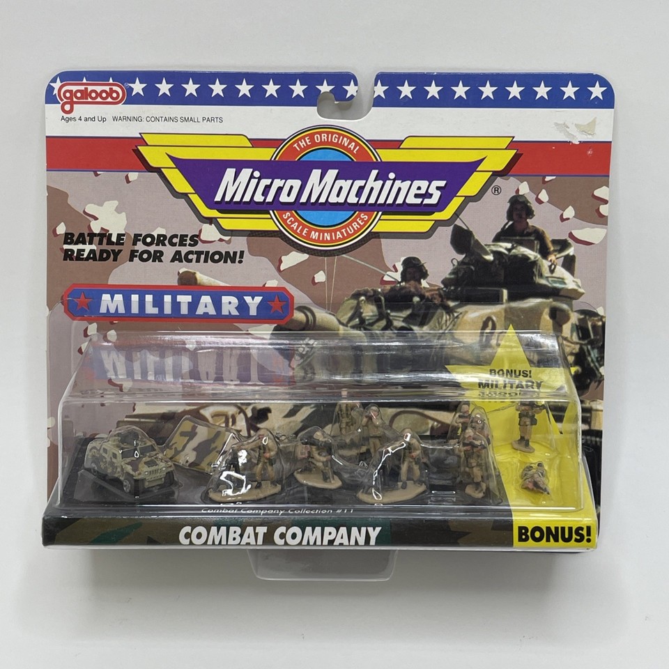 Micro Machines Combat Company Military Collection #11 1992 Galoob NEW ...