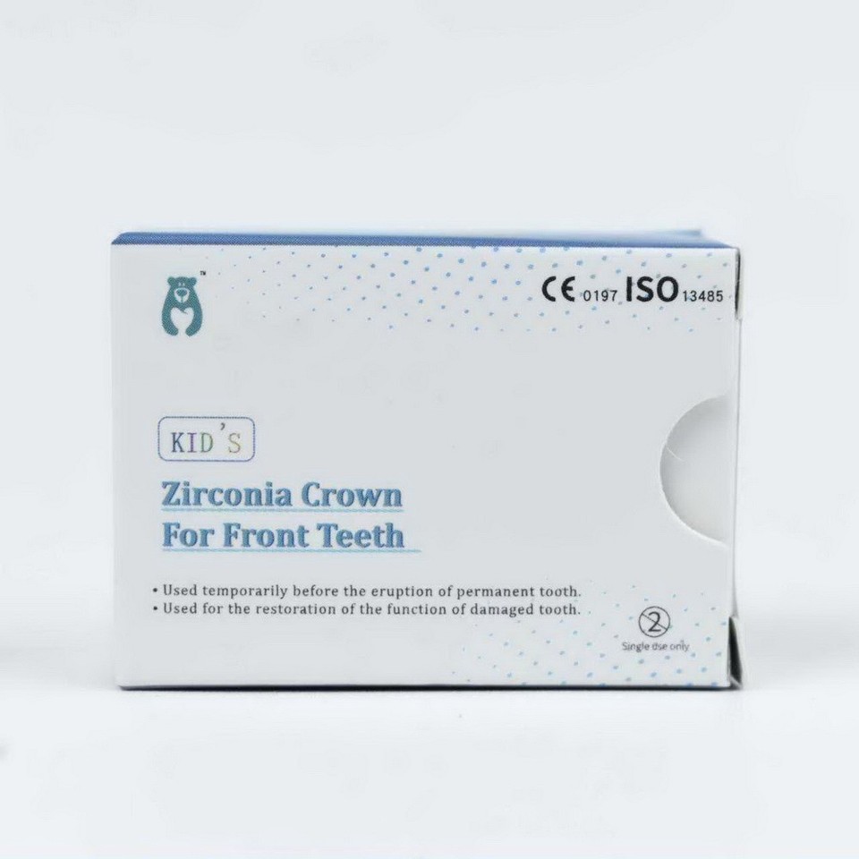 Dental Pediatric Crown Kids Zirconia molar crowns preformed Primary ...