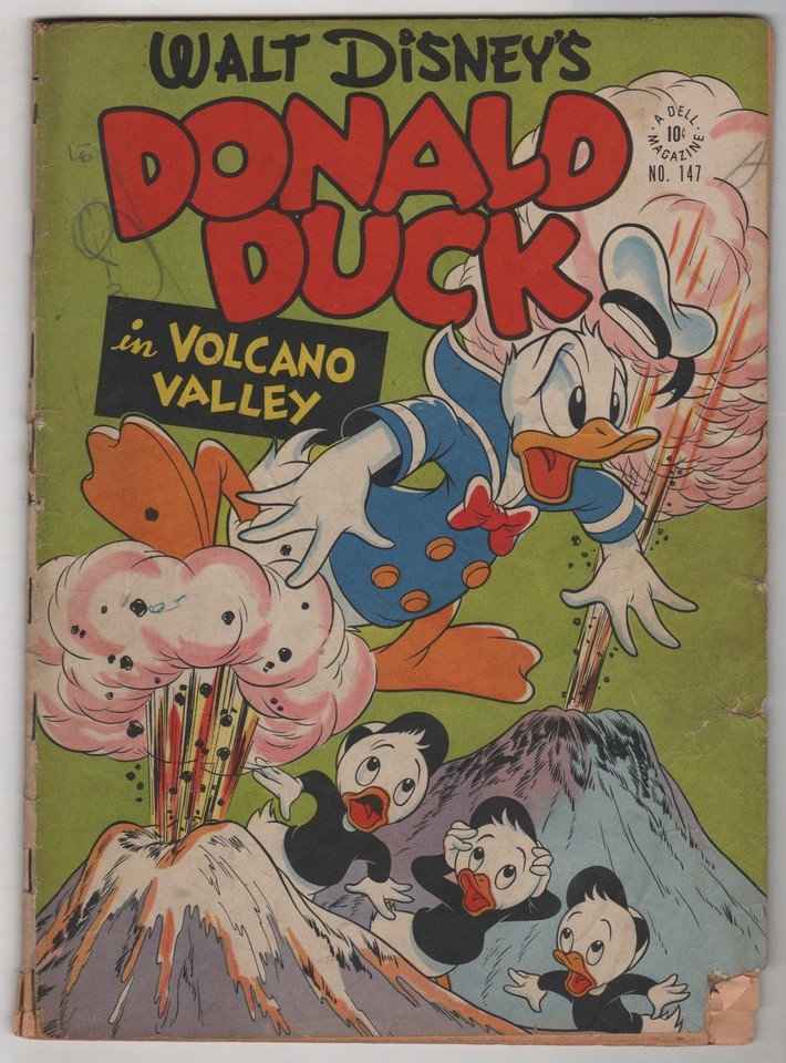 Donald Duck Four Color - Lot of 4 - #147, 328, 356 - Golden Age ...