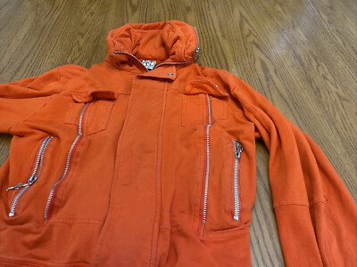 AKDMKS Full Zip Jacket Women’s Size Large Orange | eBay