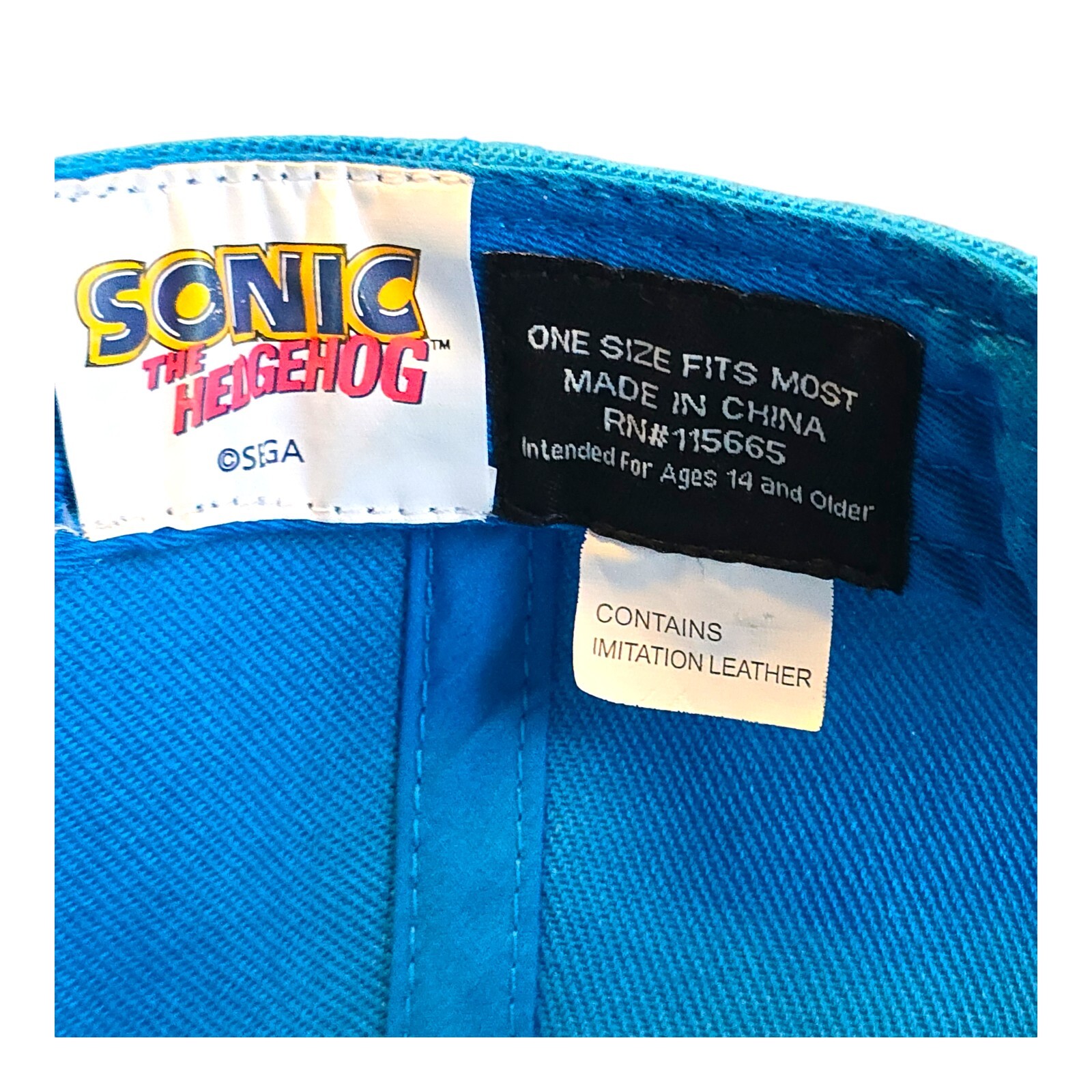 Sega Sonic The Hedgehog Hat Cap 8-Bit Pixel Don't Blink Snapback ...