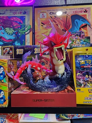 2024 New - Pokemon Red Gyarados Pvc Resin Figure Statue | eBay