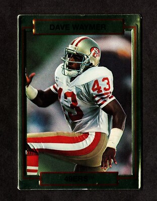 1990 ACTION PACKED #73 DAVE WAYMER -NEW ORLEANS SAINTS - SAN FRANCISCO ...