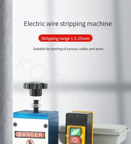 Wire Automatic Cable Aluminium Alloy Stripping Machine Peeler Electric ...