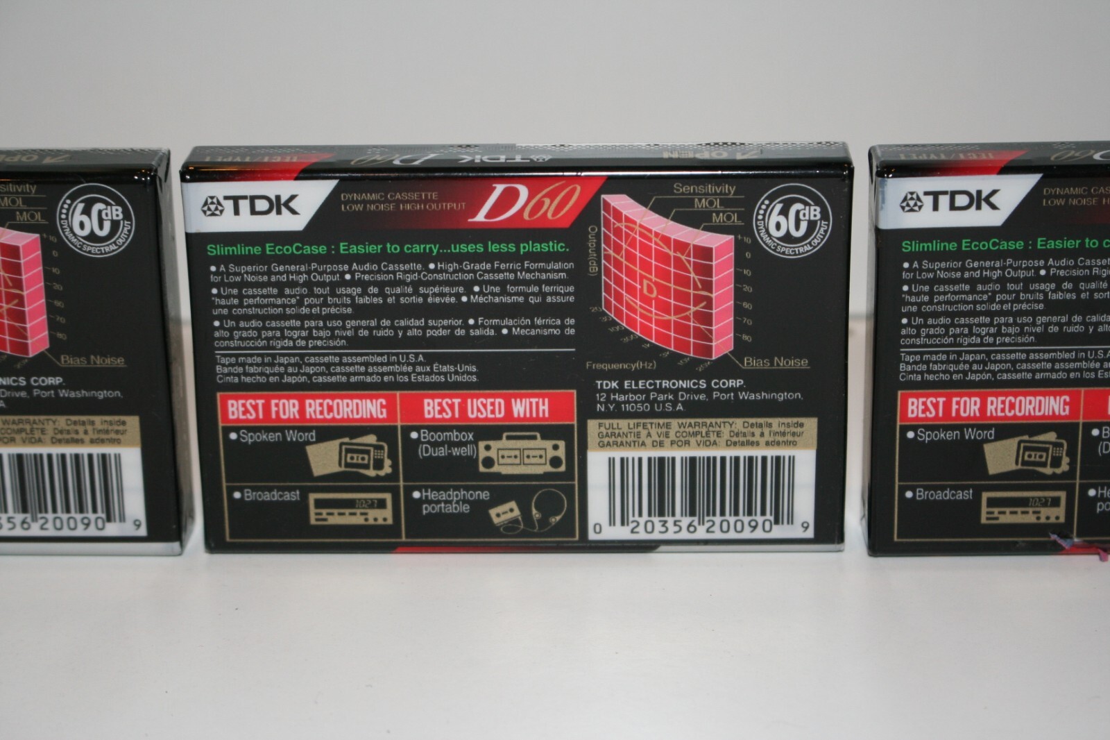 Lot of 4 TDK 60 Min. & 6 TDK 90 min (Not Picture) Blank Audio Cassette ...