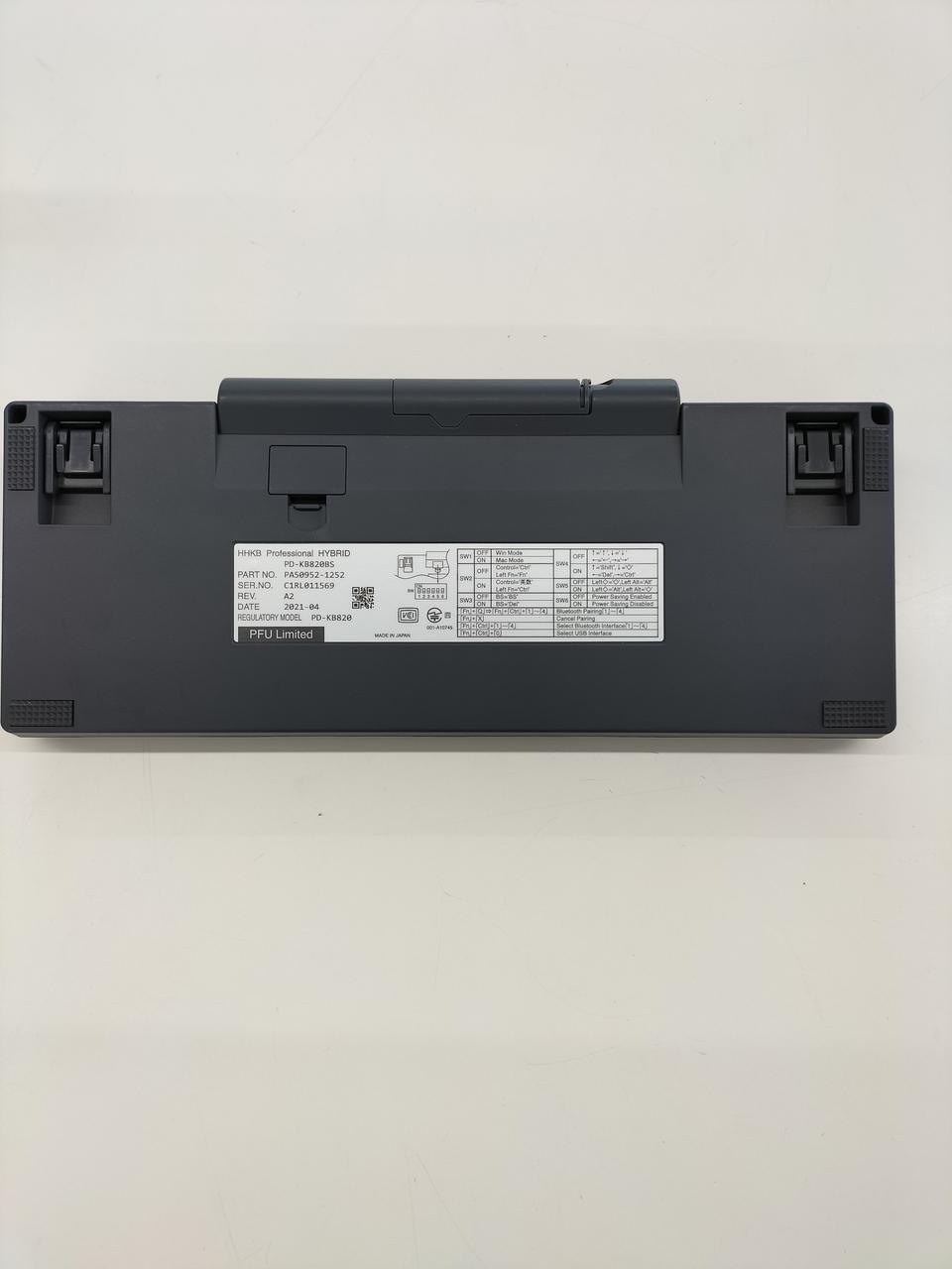 PFU HHKB Professional HYBRID Type-S Japanese Keyboard Layout PD-KB820WS ...