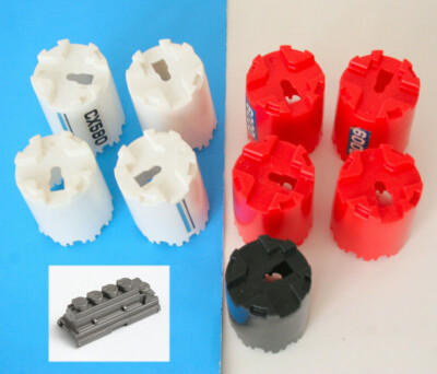 Fisher Price CONSTRUX Parts and Pieces - CYLINDER - Lot of 9 Red White ...