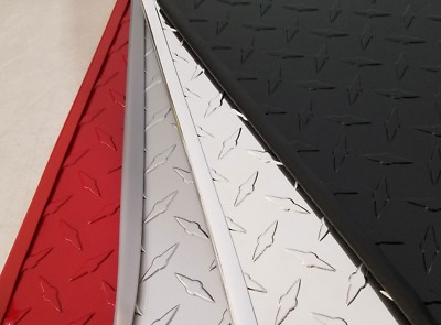 Diamond Plate Trim - "Chrome" Vinyl Edge (50 feet) | eBay