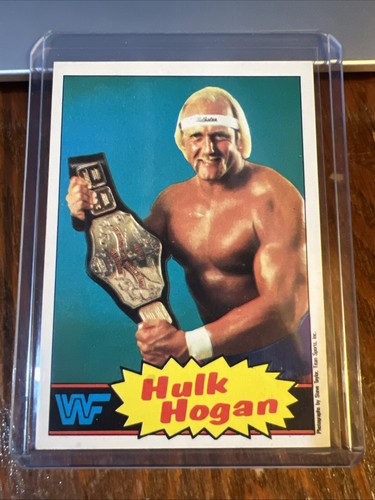 1985 Topps WWF #16 Hulk Hogan Rookie Card RC WWE NM Range | eBay