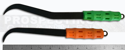 2 SNAPPY GRIP HANDLE Hooked Crevice GOLD Digging Crevicing Tools 11 ...