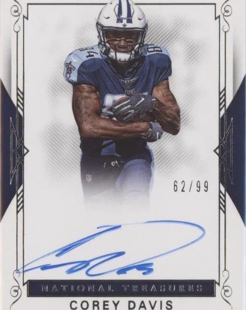 2017 Panini National Treasures - Rookie Signatures Rps Corey Davis #RS ...