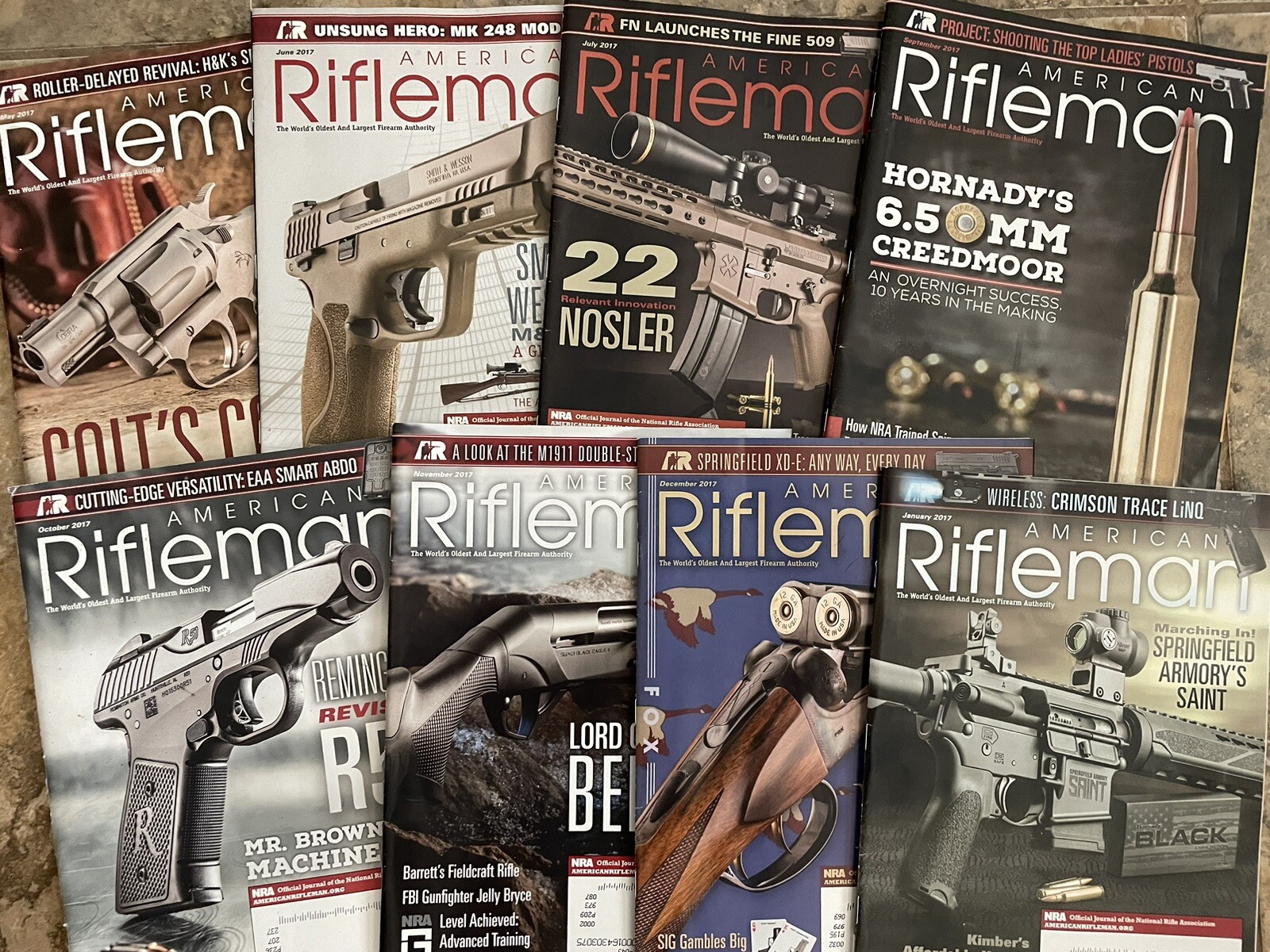 Collection Of (8) 2017 American Rifleman Magazines | eBay