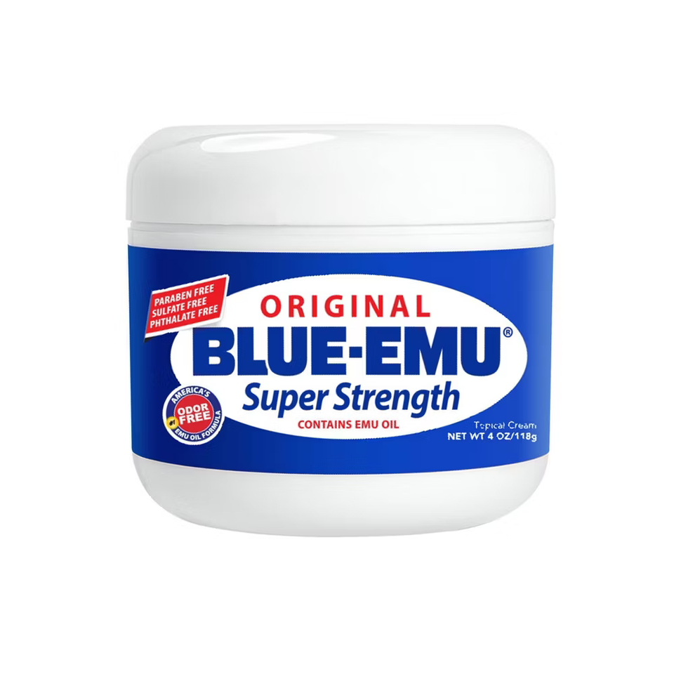 Blue-Emu Original Super Strength Muscle And Joint Topical Cream 4 OZ ...