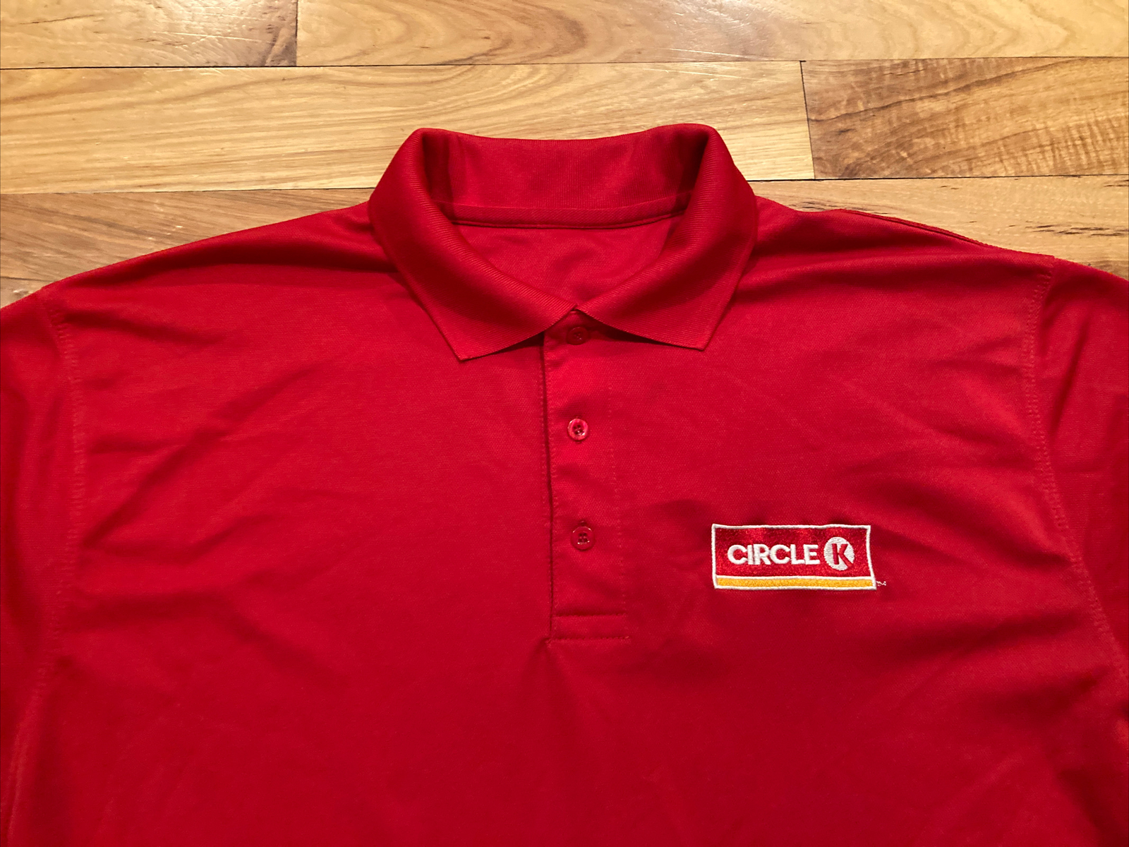 Circle K Store Employee Uniform Polo Work Red Shirt M… - Gem