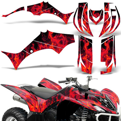 ATV Graphic Decals Stickers for Yamaha Wolverine 450 2006-2012 ICE R | eBay