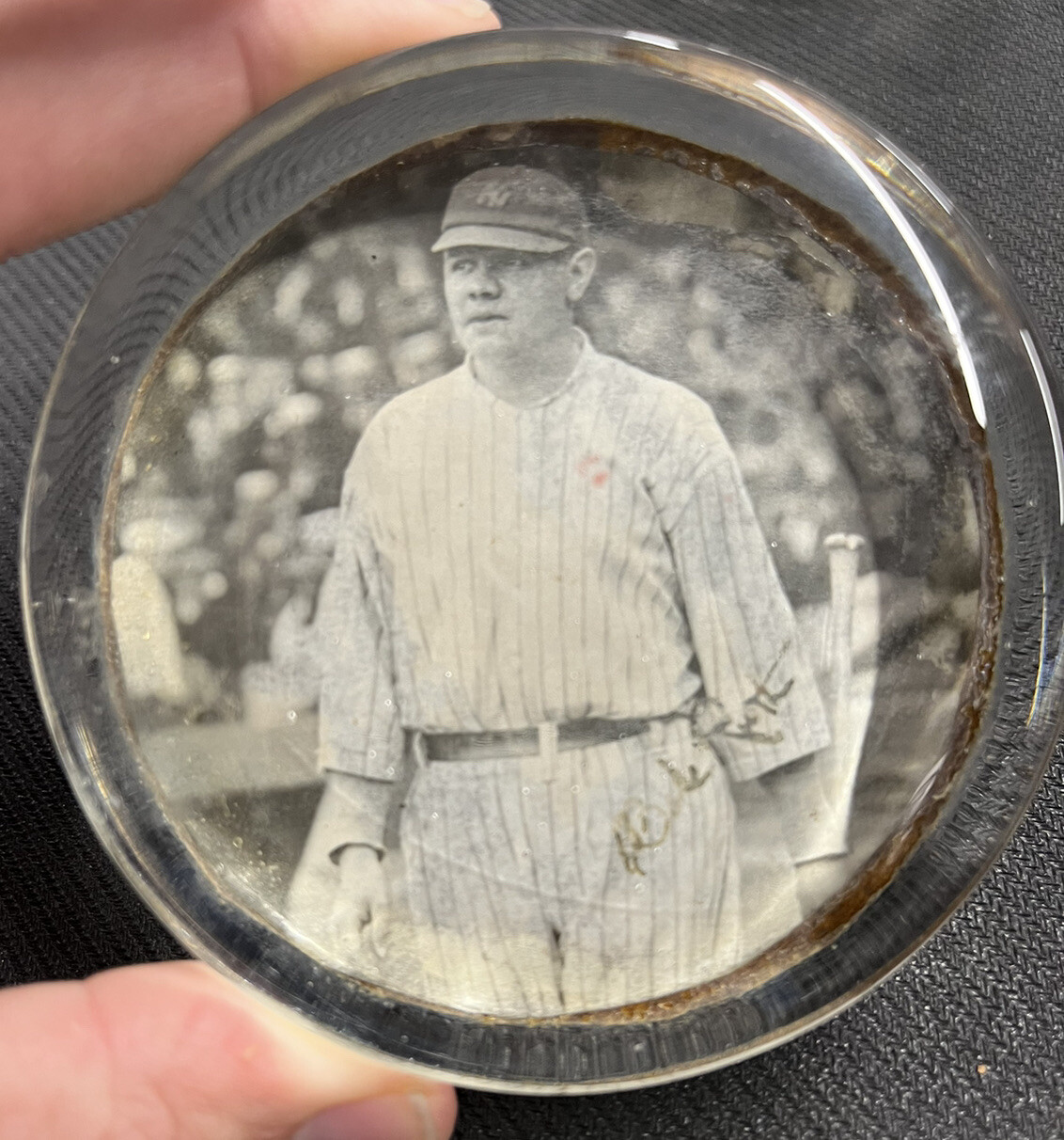 c.1930's Babe Ruth New York Yankees HOF paperweight, super rare ...