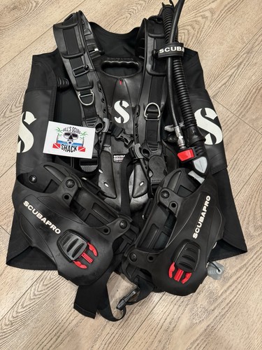 SCUBAPRO HYDROS PRO MENS LARGE BCD WITH STANDARD INFLATOR NICE! | eBay