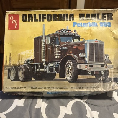 AMT PETERBILT 359 CALIFORNIA HAULER, COMPLETE, UNBUILT, 1/25 SCALE ...