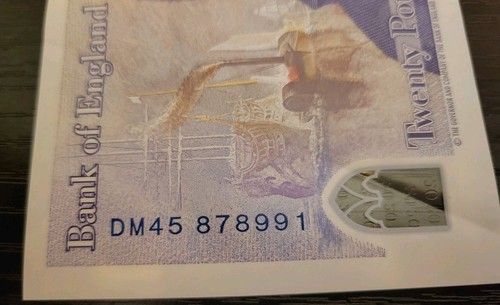 £20 Twenty Pound Polymer Banknote Sarah John Prefix DM45 LAST RUN | eBay UK