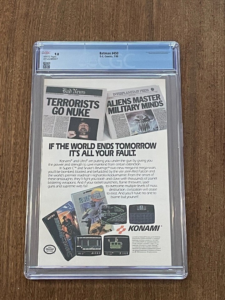 Batman 450 7/90 CGC 9.8 DC Comics | eBay