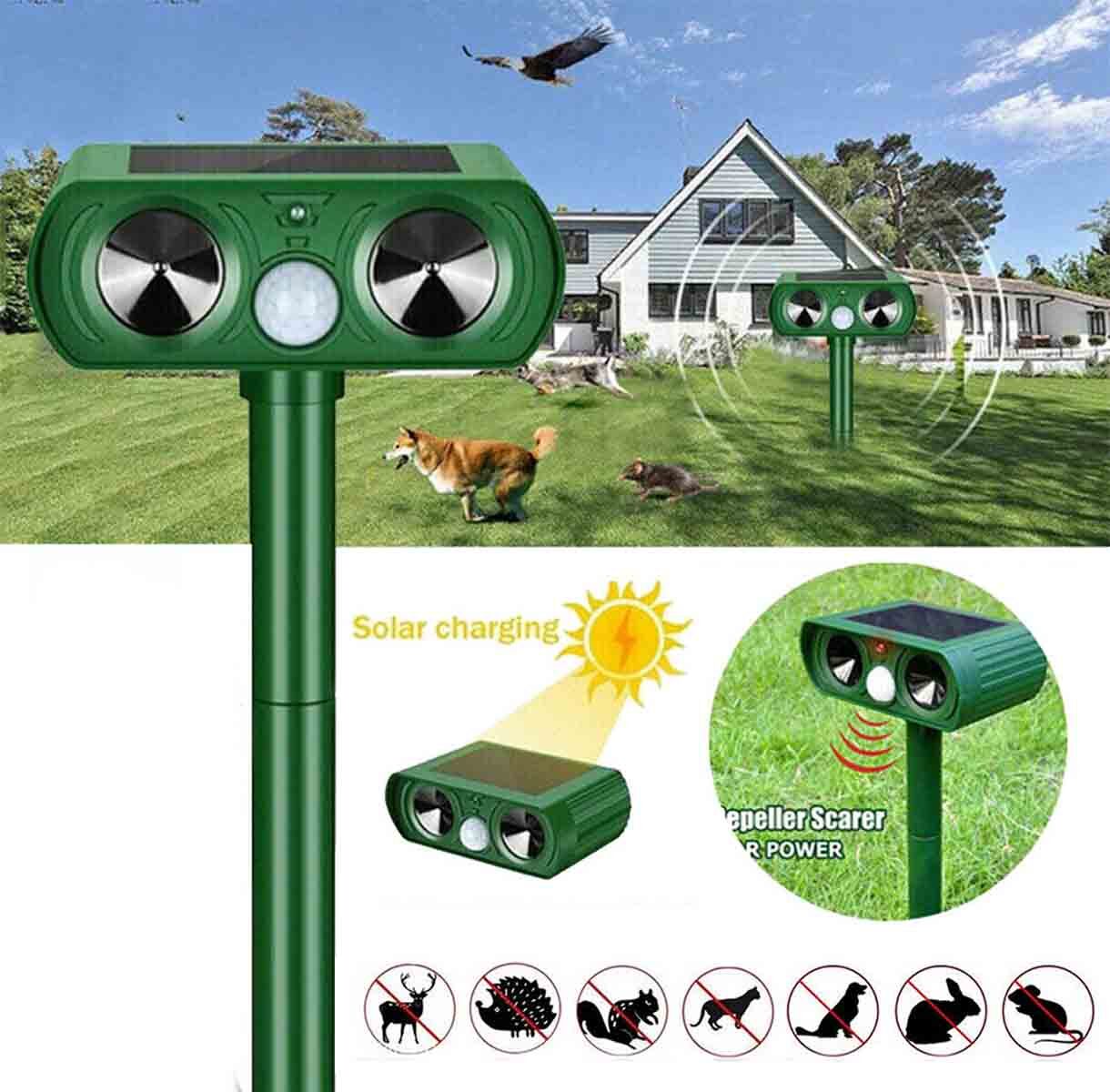 For Ultrasonic Mouse Repellent Squirrel Repeller Rodent Detector Rat ...