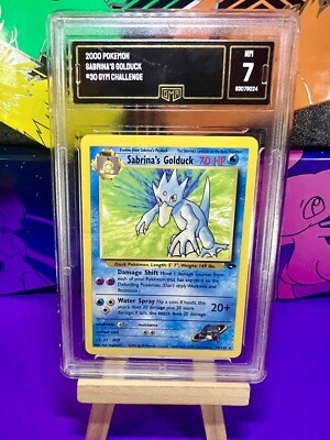 GMA 7 GEM MINT Sabrina's Golduck Gym Challenge 1st Edition Pokemon Card ...